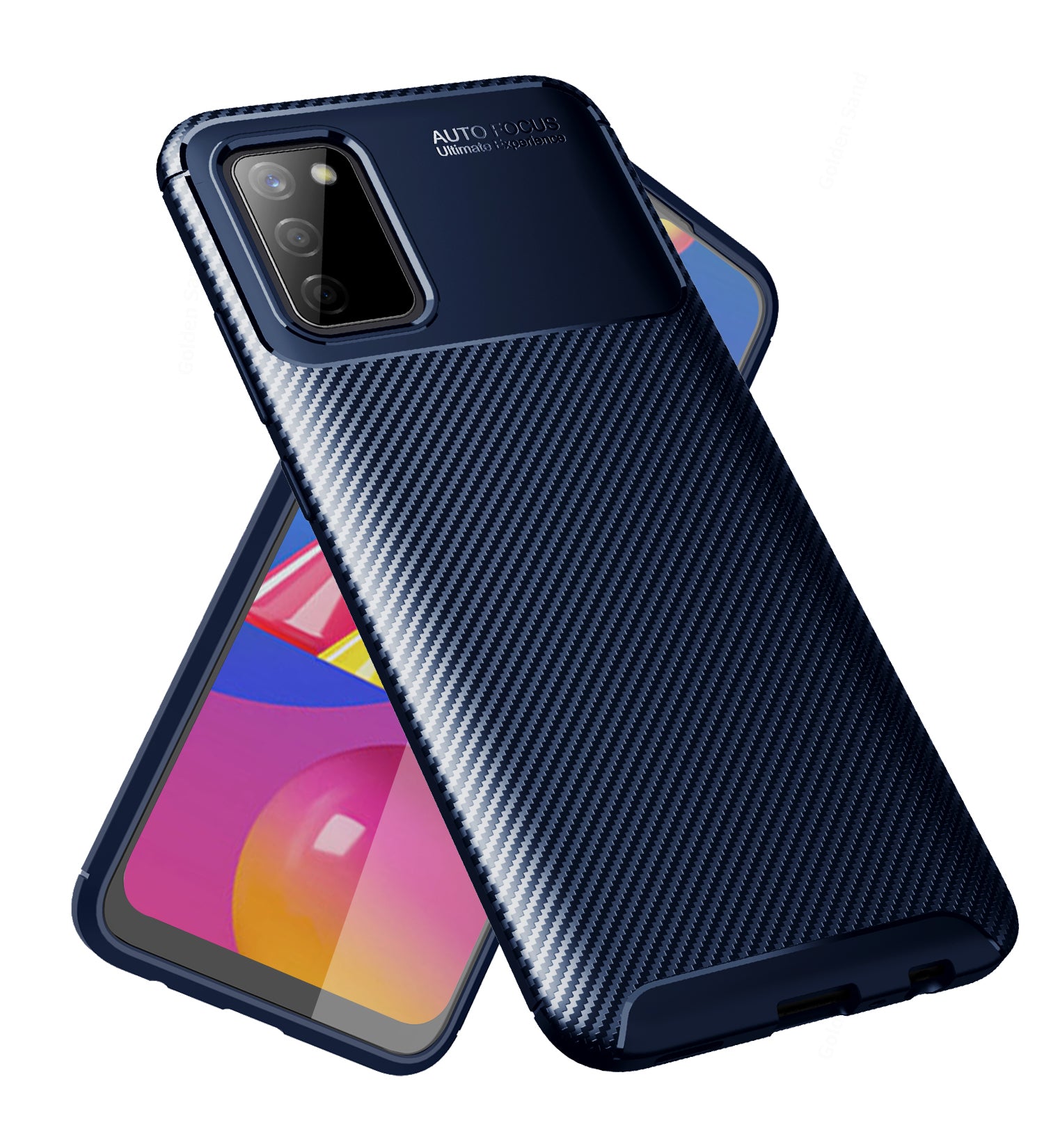 Aramid Fibre Series Shockproof Armor Back Cover for Samsung Galaxy M02 ...