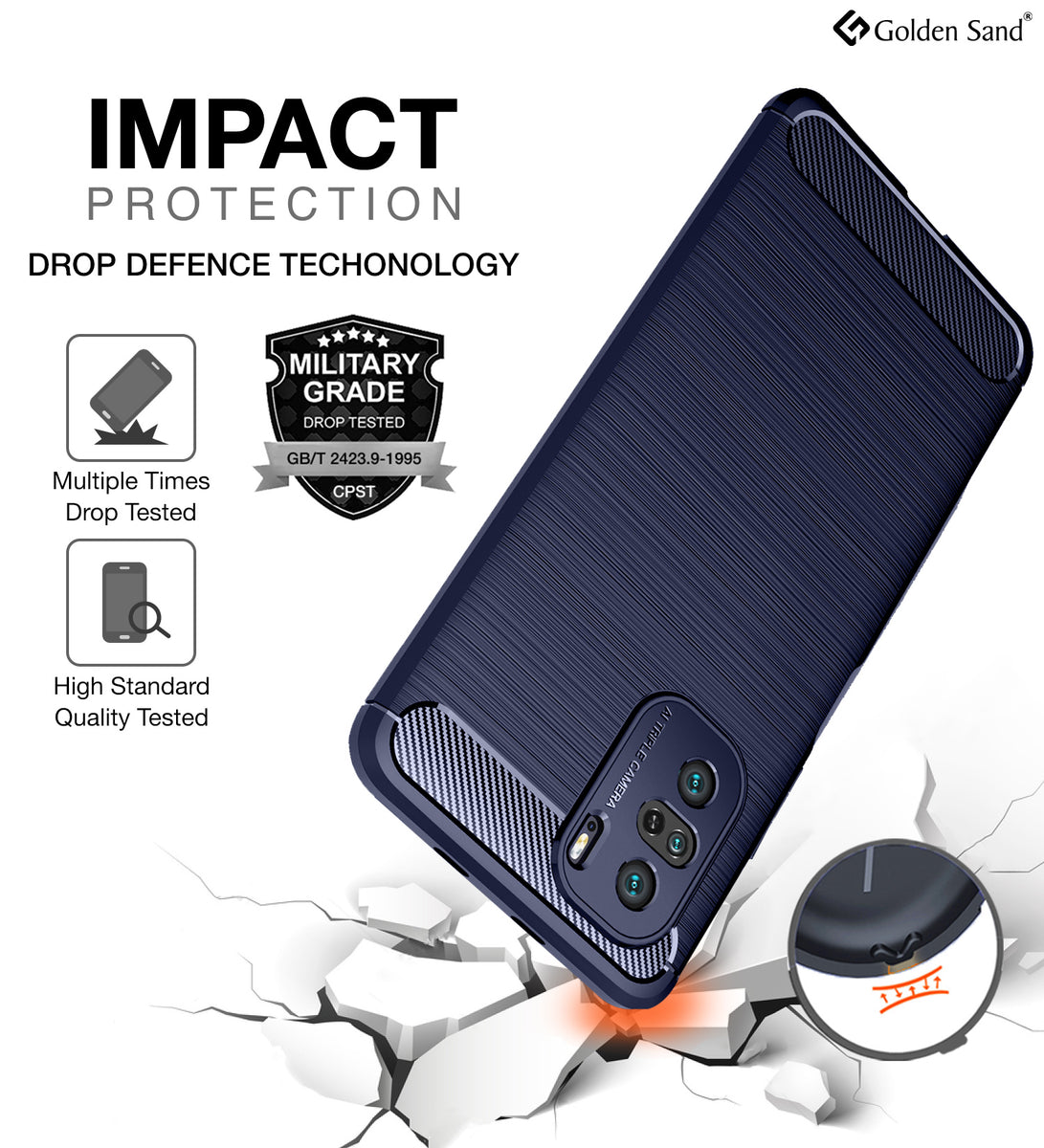 Carbon Fibre Series Shockproof Armor Back Cover for Xiaomi Mi 11X 5G ...