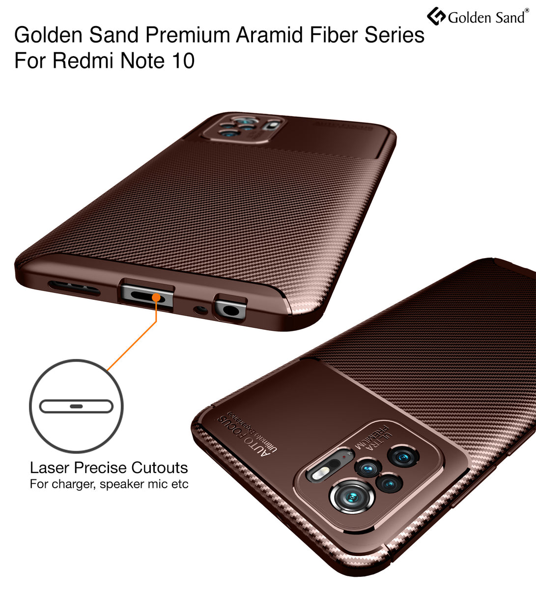 Aramid Fibre Series Shockproof Armor Back Cover for REDMI Note 11 SE ...